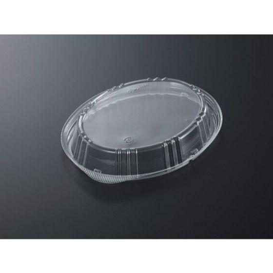 TPボレノ　M20-16　蓋-34H ◇ほどよい深さと絶妙な質感！◇側面の絞り形状と上底でボリューム感を演出。◇レンジで加熱してもフタが外れにくい脱気孔付き。◇ピラフ、パスタ、オムライス等、洋食に対応！●蓋：レンジ不可●素材：OPS●耐熱温...