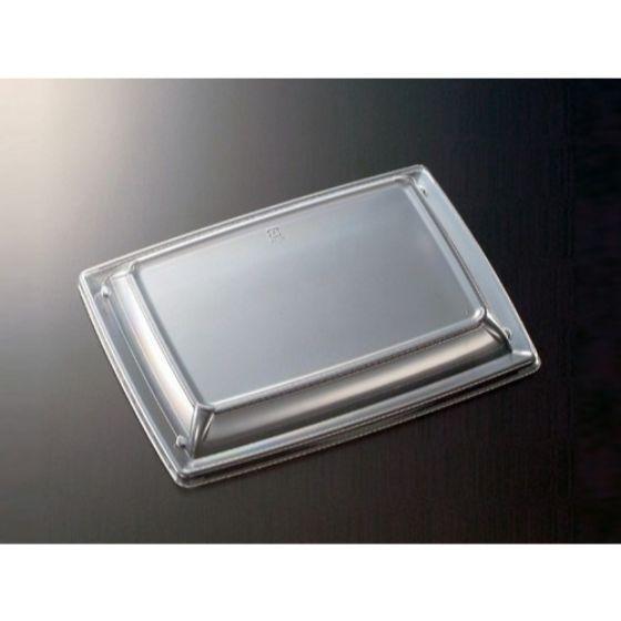 CT沙楽　K27-20　防曇蓋-1 ◇様々な食のシーンに！◇売り場からそのまま食卓へ！●蓋：レンジ不可●素材：OPS●耐熱温度：80℃　　　　　●サイズ（mm）：270×203×H35●入数：50枚