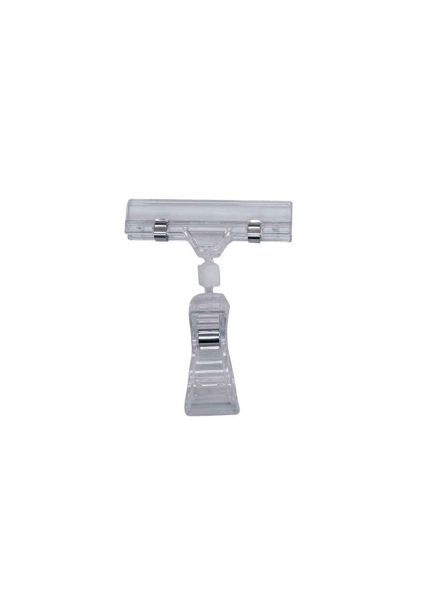 ●入数：1個 ●サイズ：W80mm×H100mm ●クリップ開口：10mm（上） ●クリップ開口：30mm（下） ●素材：樹脂製 ●メーカー：のぼり屋工房 その他のPOP器具はこちら→POP器具 こんなものを探している方に最適！ ・POP器...