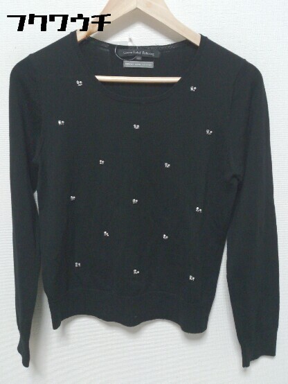 ◇ green label relaxing UNITED ARROWS ウール ビジュー 長袖 ニット セーター サイズ40 ブラック レディース 【中古】管理番号100280050271420240728ベースW193/橋付属品無素材画...
