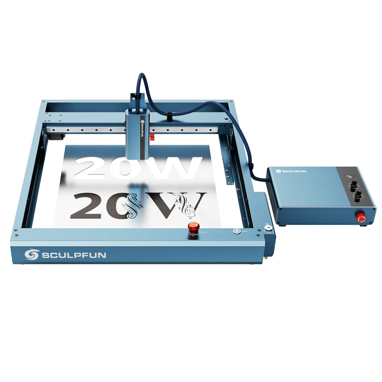 デュアルレーザースイッチング：20Wファイバーレーザー＋40Wダイオードレーザー 20Wファイバーレーザーと40Wダイオードレーザーを搭載したA9 Ultra Dualは、350種類以上の素材をシームレスに加工します。超大型作業領域と相まっ...