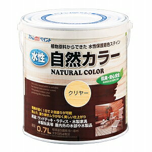※色見本は実際の色に近いよう、調整してありますが、 　　お使いのPCによって若干の誤差がございますので、ご了承ください。 商品詳細/スペック 特長 ●植物原料からできた、安心・安全なステイン塗料です。 ●防虫・防腐剤を含みませんので、小さい...