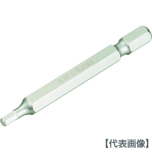 製品仕様 商品名 TONE　ドライバービット　六角3mm（BIT-3）369-7754【TONE（株）】 内容量1本 販売単位1本 仕様●刃先:六角3●全長（mm）:65 仕様2●シャンク径:6.35mm 原産国日本 質量15 質量単位G ...