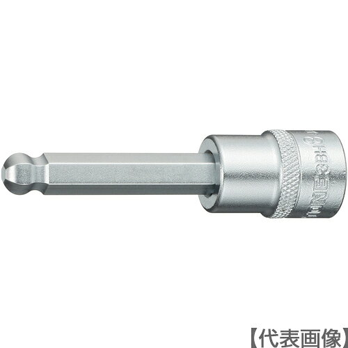 製品仕様 商品名 TONE　ボールポイントヘキサゴンソケット　対辺寸法8mm　差込角9．5mm（119-7401）【TONE（株）】 内容量1個 発注単位1個 仕様・規格●差込角（mm）：9.5●対辺寸法（mm）：8●ビット長さ（mm）：4...