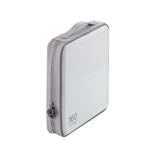 ホワイト/160枚収納/CCD-H160WH・Color:ホワイトSize:160枚収納PatternName:単品・パッケージ個数:1・縦にも横にも自立するスクエアデザイン・収納枚数:CDまたはDVD160枚・入り数:1・その他:自立形状...
