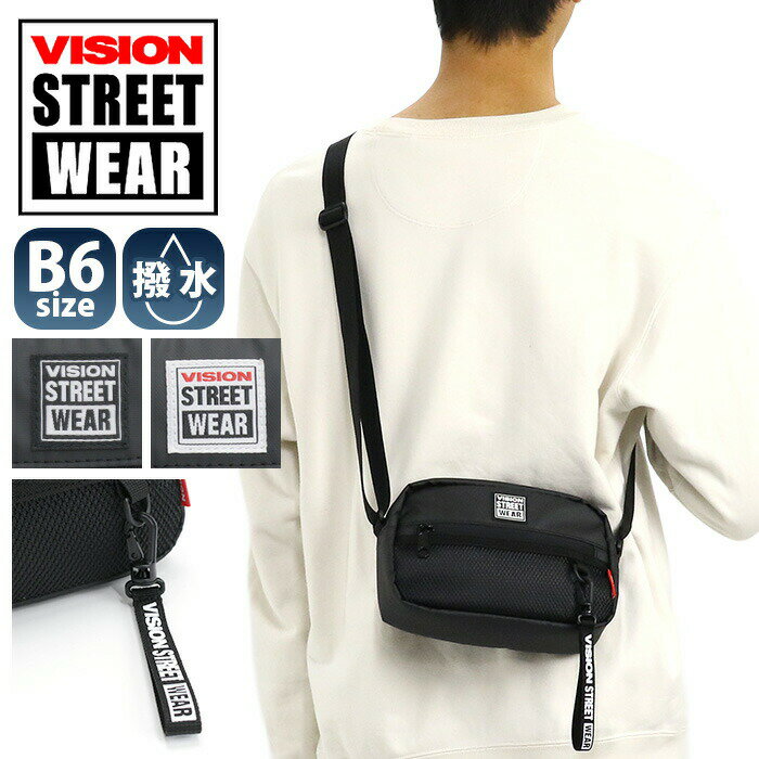 『VISION STREET WEAR ビジョン ストリートウェア』のアイコニックなロゴが存在感を放つ、横型ショルダーが登場！ 素材には600Dのタフなポリエステルを採用。耐久性に優れ、小雨程度なら水をはじく弱撥水加工を施しているため、デイ...