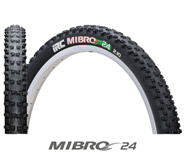 ・ジュニア向け（24インチ用）クロスカントリー、オールマウンテンタイヤの決定版 ・本格的にMTBをはじめるジュニアにおすすめ ・ミブロのコーナリング時の安定感、登り下りのトラクション、信頼できるブレーキングはそのままに、24インチにサイズダ...