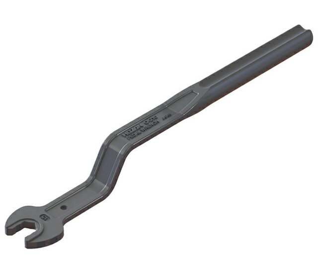 ・六角形のペダル軸に対して面で接触することで耐久性を高めたペダルレンチ・肉厚の口部にロングハンドルを組み合わせた強力型・グリップは力の入れやすいラウンド形状に加えオフセットさせることで作業性が向上・作業中に不用意なレンチの遊びを防止するリブ...