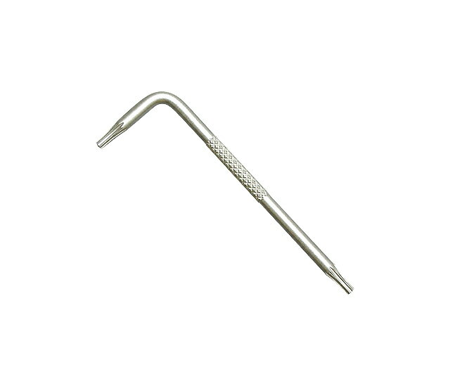 ・早回し作業がしやすいローレット付き・長軸側はトルクスネジ穴の中央部に「突起」を設け、一般のトルクスドライバーやマイナスドライバーでは差し込めないネジ仕様「タンパープルーフ（いじり止め付き）」トルクスネジに対応 ■重量 2 g■サイズ T6...