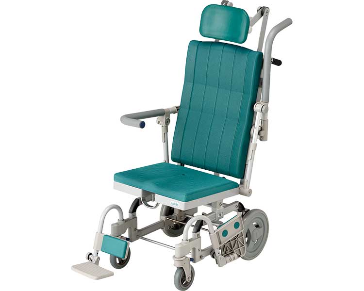 ●サイズ／幅56×奥行113（126.5）×高さ111.5（100.5）cm、座面：幅42×奥行41cm、座面高：47（52.5）cm、ひじ掛け高：28（28.5）cm（※（）最大チルト時）●車輪サイズ／前輪12.7×後輪25.4cm●重さ...