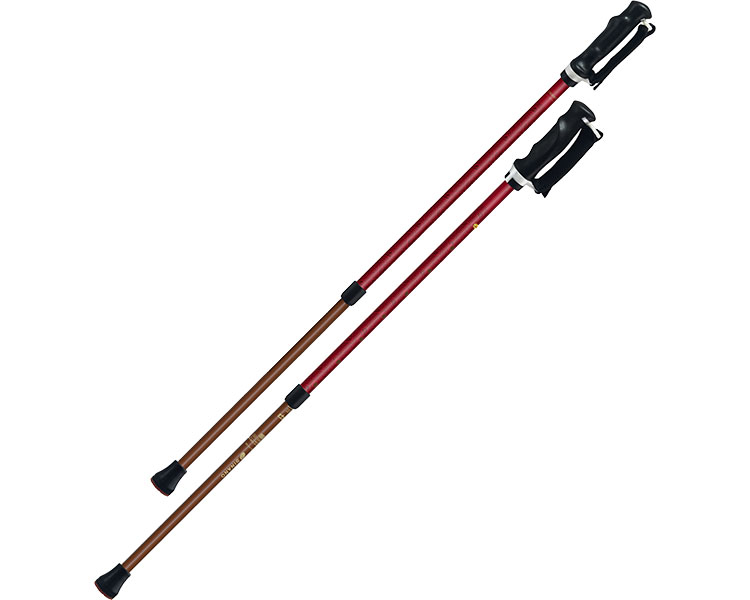 ●サイズ／長さ84〜114cm（16段階／2cm）、グリップ：8cm、収納時：84cm●パイプ径／上部：1.6cm、下部：1.4cm●サイズ（身長）／133〜181cm●重さ／215g（1本）●材質／本体：アルミ、グリップ：エラストマー●生...