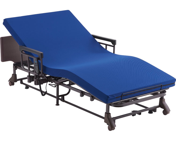 ●サイズ／幅98.5×長さ190.5×高さ58cm、折りたたみ時：幅98.5×奥行55.5×高さ115cm、床面高：28cm（マット上から床まで：36cm）●付属マットレスサイズ／幅90×長さ190×厚さ8cm●材質／鋼、MDF●電源／AC...