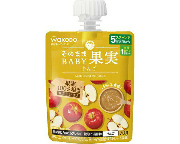 ●原材料／りんご濃縮ピューレー（チリ製造）、りんご濃縮果汁、でん粉、寒天／酸味料、酸化防止剤（V.C）●栄養成分／（1袋当たり）エネルギー40kcal、たんぱく質0.07g、脂質0g、炭水化物10g、食塩相当量0.06〜0.24g●アレルギ...