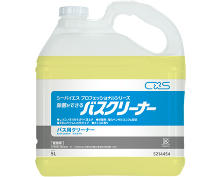 ●液性／中性 ・独自の配合バランスにより、湯アカや石けん汚れを素早く落す中性タイプの安全性の高いバスクリーナー。 ・適度な泡立ちと泡切れにより、効率的な洗浄が行える。 ・上質な桜の香りがただよい、快適でさわやかな洗浄が行える。 ・手肌にやさ...