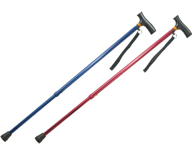 ●サイズ／長さ74.5〜97.5cm（10段階／2.5cm）、グリップ長さ：13cm、ゴムチップ底径：約3.8cm●パイプ径／上部：2.2cm、下部：1.9cm●重さ／385g●材質／本体：アルミ、グリップ：木製●適応ゴムチップ内径／18m...