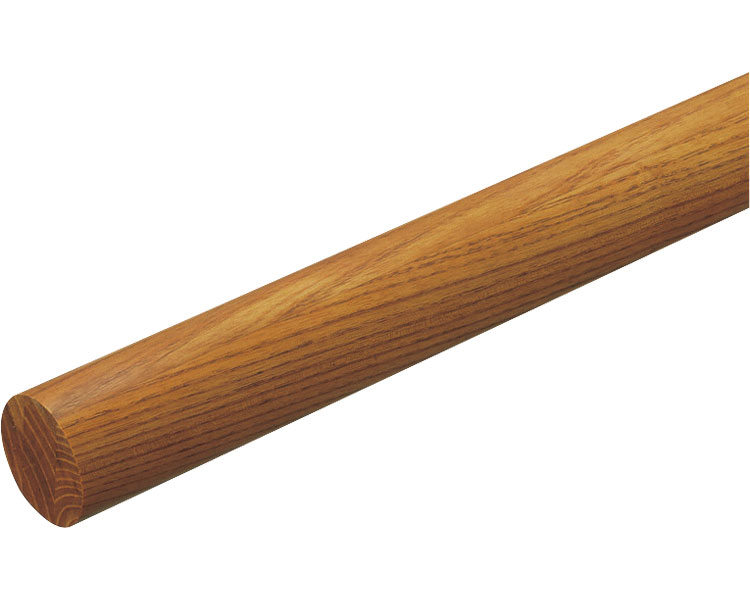 ●材質／ホワイトアッシュ三層集成材・品揃え豊富なBAUHAUS（バウハウス）のスタンダード手すり棒。【マツ六】