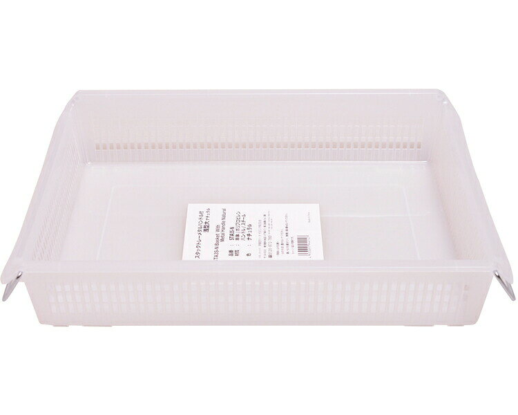 ●サイズ／横35.8（30.6）×縦47.7（42.5）×高さ9.8（7.2）cm●重さ／680g●材質／ポリプロピレン、スチール●生産国／中国・書類・小物の保存など、様々な用途で使用できるハンドル付トレー。【伊藤忠リーテイルリンク】