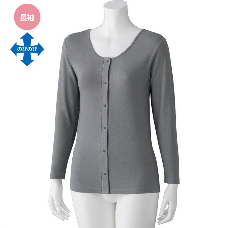 ●適応サイズ目安／（対応バスト）M：79〜87cm・L：86〜94cm・LL：93〜101cm、（対応ウエスト）M：64〜70cm・L：69〜77cm・LL：77〜85cm●素材／綿95％、ポリウレタン5％、綿ベア天竺●生産国／中国●洗濯機...