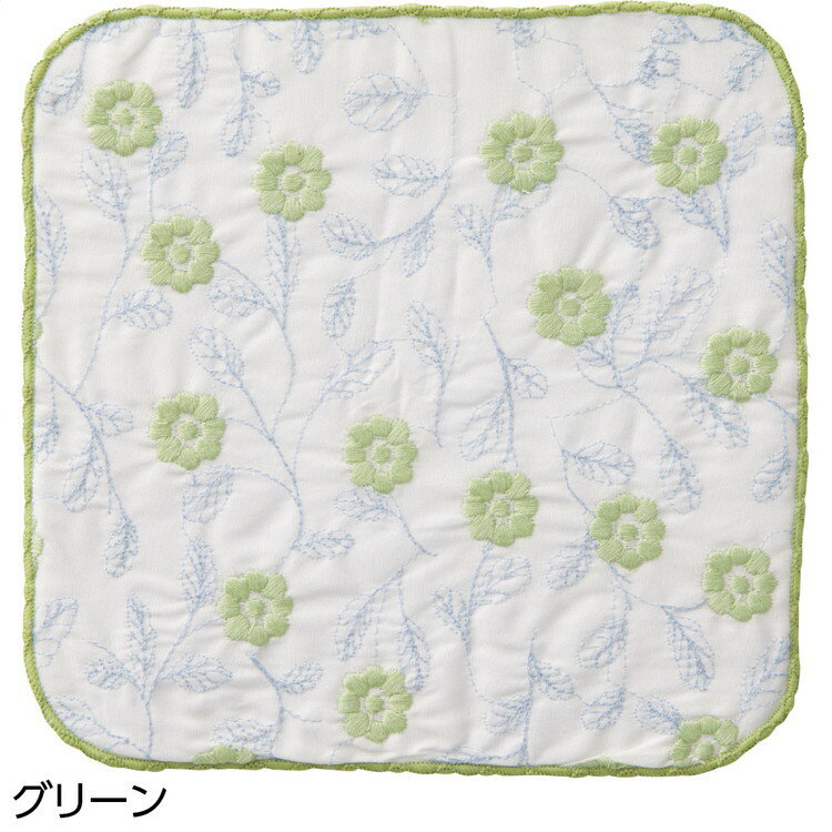 ●サイズ／20×20cm●素材／綿100％●生産国／中国●洗濯機可・かわいい柄のハンカチです。裏側は肌にやさしいパイル素材。※柄は若干変更になる場合もございます。【ケアファッション】