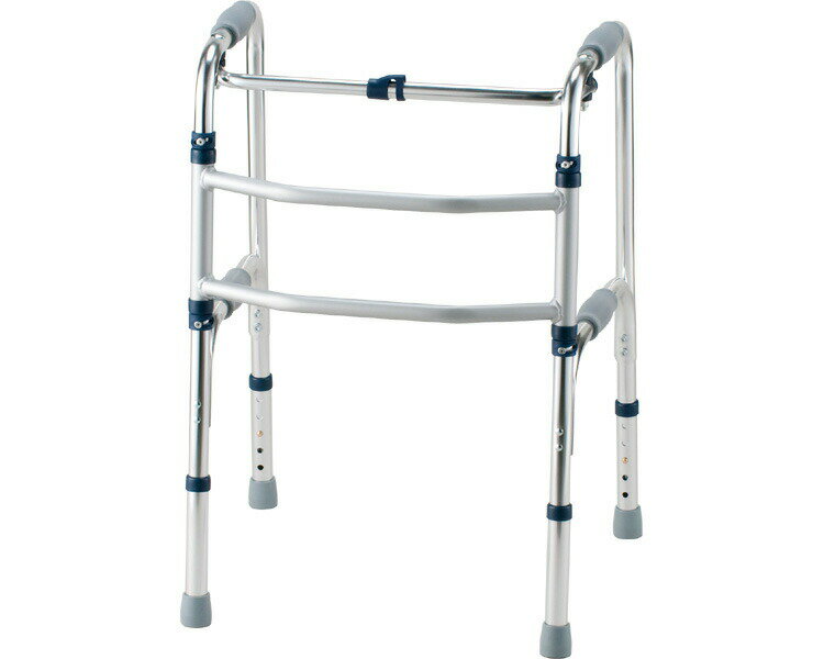 ●サイズ／幅56×奥行49×高さ70〜80（5段階／2.5cm）cm、折りたたみ時：幅51×奥行9×高さ72cm、ハンドル内幅：45cm、下段グリップ高：35〜45cm●重さ／3.1kg●材質／フレーム：アルミ（一部スチール）●最大使用者体...