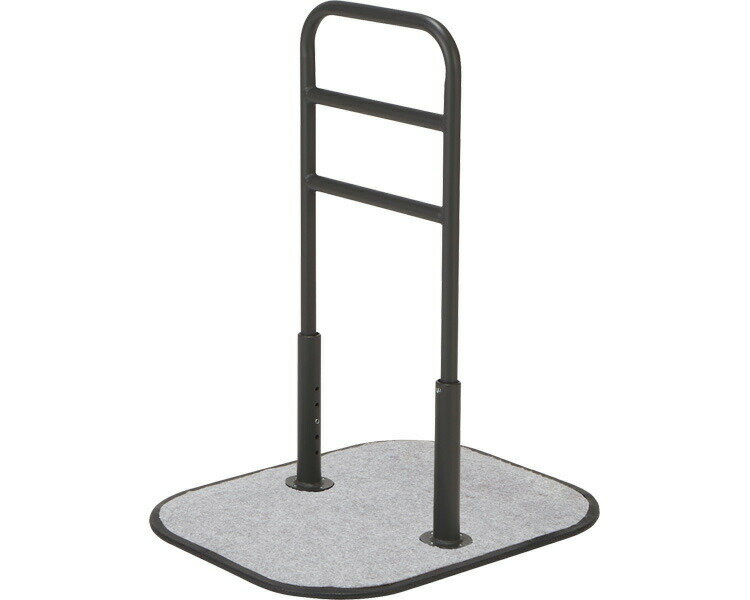 ●サイズ／ベース部：幅50.5×長さ60.5×厚さ1cm、手すり部：幅32.5×高さ70〜80（5段階／2.5cm）cm●重さ／11.5kg●材質／スチール●付属品／蓄光テープ（2枚）、底板用カーペット●生産国／ベトナム・丈夫な立ち上がり補...