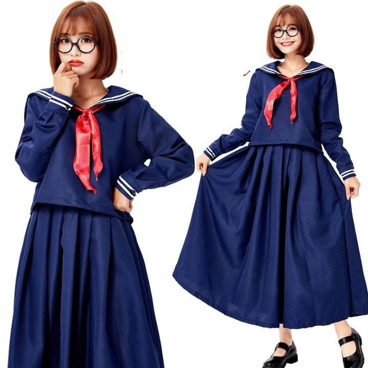 楽天市場】セーラー服 ロングスカート(コスプレ・変装・仮装 楽天市場】セーラー服 ロングスカート(コスプレ・変装・仮装