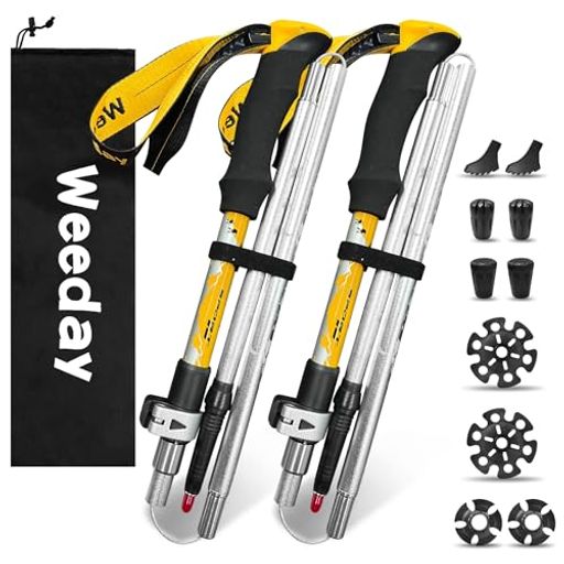 【5 段折りたたみ!32cm コンパクト】5 段式(3 段連結+2 段収縮)の設計で、収納後はたった 32cm になり、リュックはもちろんスーツケースにも簡単に収まります。しかも折りたたんだ後の直径は約 3~4cm と細身なので、大人も子供...