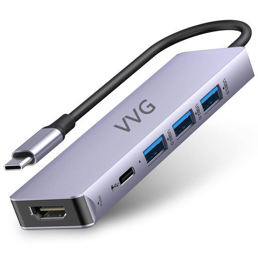 🔹「薄型・5in1」USB-Cハブ|仕事もプライベートも、1台でスマート拡張:スリムボディにHDMI出力・USB3.0x1・USB2.0x2・PD100W充電ポートを凝縮。ノートPCやタブレットのポート不足を解消し、デスク周...