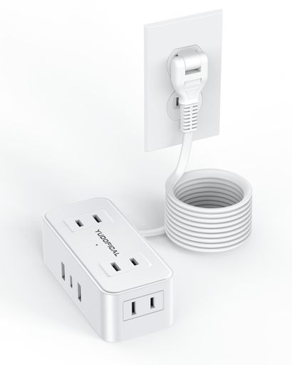 【1台7役・AC+USB+Type-C搭載】この延長コードはACコンセント4口に加え、USB-Aポート2口とType-Cポート1口を搭載。合計7台の機器を同時に充電可能です。AC最大出力は1500W(125V/15A)で、パソコンや家電も接...