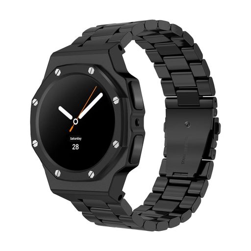 互換性 : Samsung Galaxy Watch 8 Classic 46mm にのみ適合します。他のバージョンは不適当です。ご購入前に時計のサイズをご確認ください。