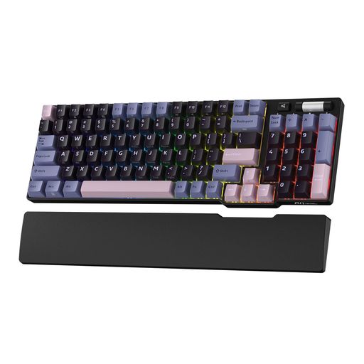 96キー,フルサイズのキーボードを再定義—のみ6行方不明のキー、96%数字パッドとオフセット矢印キーを備えたキーボードは、生産性と触覚タイピング体験のために構築されています。 BT5.0/2.4G/USB-C - 信じられないかもしれません...