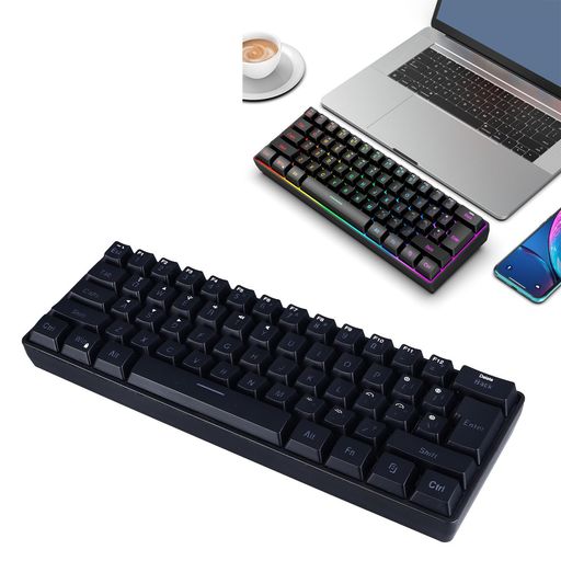 RGB バックライト: 魅惑的な RGB バックライトを備えたゲーミング キーボードでゲーム体験を向上させます。幅広い調整可能な照明効果と高輝度レベルにより、ゲームのセットアップや気分に合わせてキーボードの美しさをカスタマイズできます。 3...