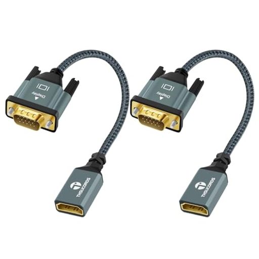 PC、ノートパソコン、モニター、プロジェクター。 【高解像度】HDMI - VGAアダプターは0.3Mで、720p、1600x1200、1280x1024を含む60Hz(1080p Full HD)までのビデオ解像度をサポートします。HDモ...