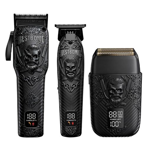 髪、ひげ、顔 プロフェッショナルメンズヘアカットキット:Bestbomgのプロフェッショナルヘアカットセットには、バリカン、ひげトリマー、コードレス充電式シェーバーが含まれています。 当社のプロ用バリカンは、ヘアカットのニーズをすべて満たし...