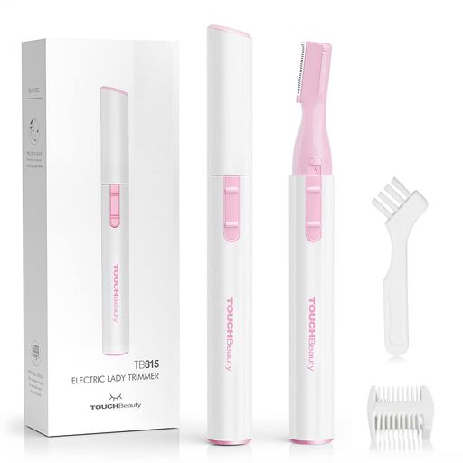 【一台多役&amp;丸い刃先で肌当たりが優しい】TOUCHBeautyの眉シェーバーは可動式と固定式の刃が毛を挟んでカットする仕組みなので、効率よくシェービングできるのも魅力です。 約0.12mmの薄い刃を搭載しており、水がなくてもすっきり...
