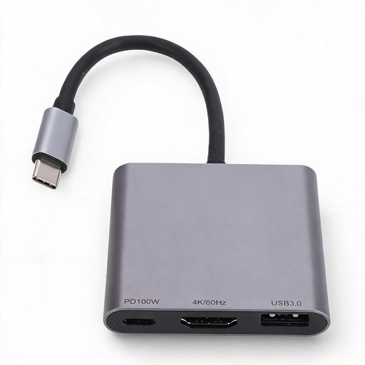 [4k 60hz HD &amp; Pd 100w] この USB C アダプターで、驚くべき 4k 60hz 高解像度ビデオ転送を体験してください。内蔵のPD 100W電源ポートはラップトップ、スマートフォン、ゲーム機を急速充電し、長時間...