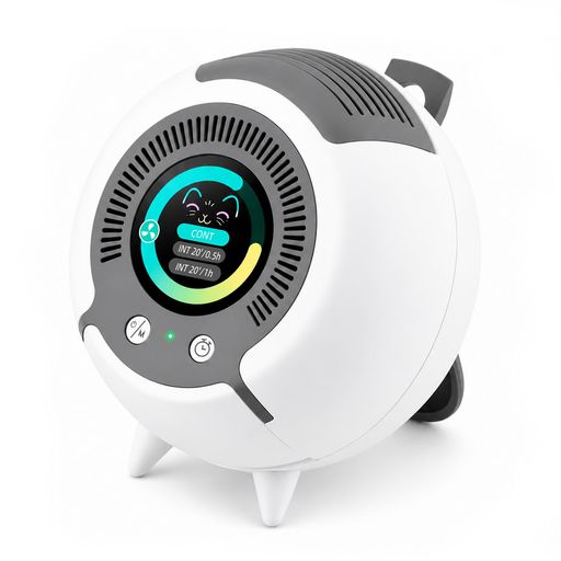 【ナノサイズの水イオン除臭の仕組み|ニオイを分解して元から消臭】本製品は「ナノサイズの水イオン(OHラジカル)」を空気中に放出し、ペット臭・アンモニア臭・生活臭の原因物質と化学反応を起こして分解・無臭化します。芳香剤のように香りでごまかすの...