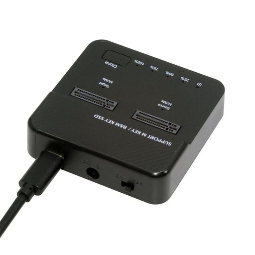 ワンクリック オフライン クローン: SSD ドッキング ステーションは、ソース ディスクからターゲット ディスクへのワンクリック クローン作成をサポートするデュアル ベイ デバイスです。クローン作成を開始する前に、コンピューターからデータ...