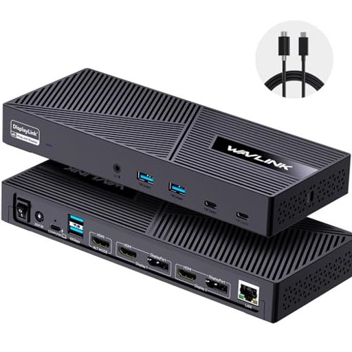 トリプルディスプレイドッキングステーション - このUSB Cドッキングステーションは、DisplayLink USBグラフィックステクノロジーを使用しています。 60Hzで4K対応Alt HDMI出力1個、HDMI2個、60Hzで2K対応...