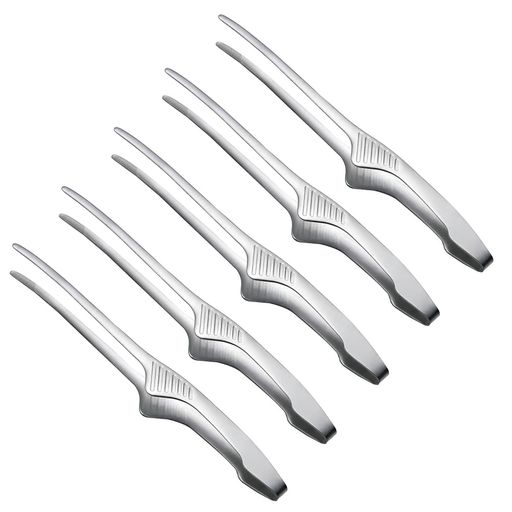 ✔【トング仕様】5本セット。長さ:約24.3cm、重量:約60g、食器洗浄機対応可。 ✔【18-8ステンレス製】焼肉トングは18-8ステンレス製で、安全、エコ、衛生、長持ちです。 ✔【使い勝手がよい】テーブル等においても先端が机面に触れない...