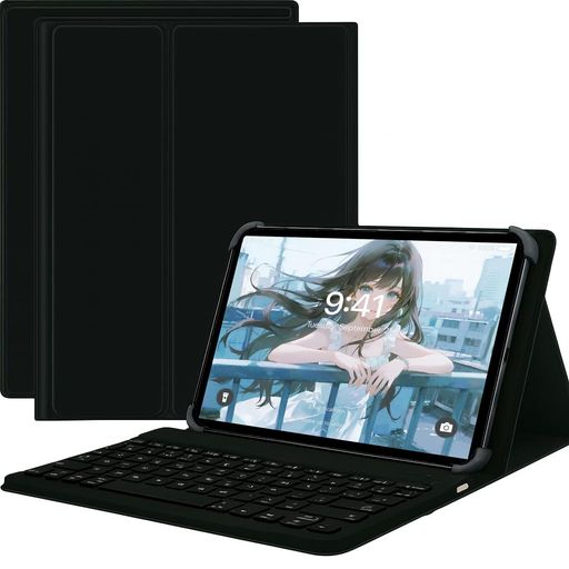【3段階スタンド調整&amp;マグネット吸着キーボード】 110°/120°/130°の3段階で角度調整できるスタンドを搭載し、動画視聴・読書・オンライン会議・タイピングなど様々な用途に合わせて快適な視野角を確保できます。キーボードはマグネ...