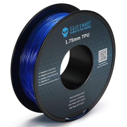 TPU(熱可塑性ポリウレタン)は、熱可塑性樹脂のサブクラスであり、柔軟性のある強い部分も印刷します。 1.75MMのフィラメントを受け入れるすべてのFDMプリンタと互換性があります。 PRUSA I3、MONOPRICE MAKERSELE...