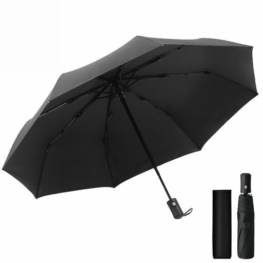 雨 【超撥水&amp;UVカット】280T高密度ポリエステル生地表面テフロン撥水コーティング施され、豪雨の中でも体が濡れることはありません。傘を閉じた後、軽く振るだけで簡単に水滴を取り除けます。地下鉄やバスなどの公共の場で他人に迷惑をかけな...