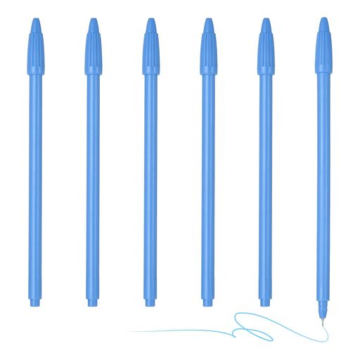 仕様:素材:プラスチック;ペン本体カラー:スカイブルー;インクカラー:スカイブルー;ペン先径:0.5mm/0.02インチ;全長:16cm/6.3インチ;同梱内容:6本xカラーゲルインクペン 特長:ゲルペンのボディはプラスチック製で軽量、表面...