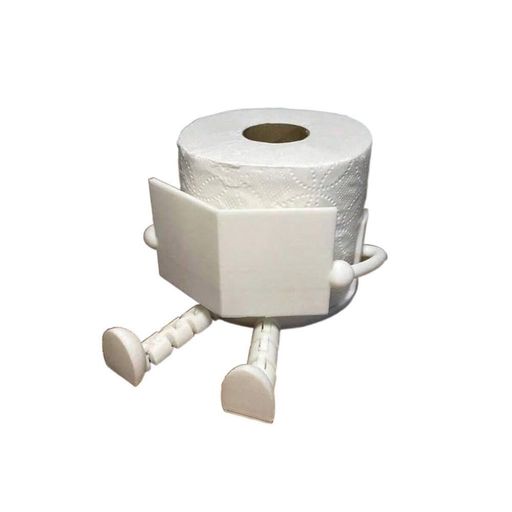 クリエイティブなデザイン: ユニークな人間型トイレットペーパーホルダー - バスルームやデスクトップに楽しい装飾を提供します。 耐久性と実用性: ABS樹脂素材で作られ、トイレットペーパーをしっかり保管し、バスルームを整理します。 マルチシ...
