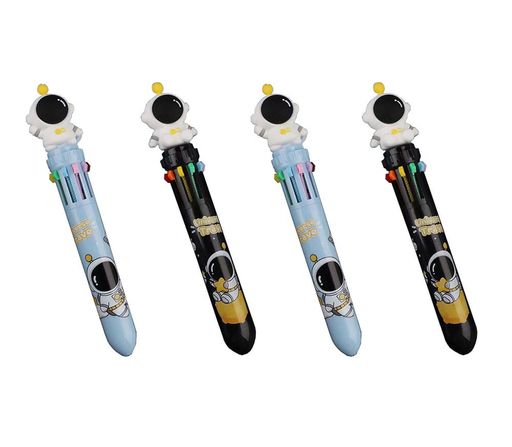 【パッケージ仕様】4本。10-in-1ボールペン 【サイズ】ペン先:0.5mmボール。 【10インク色】-緑、黄、青、赤、オレンジ、茶色、ピンク、紫、黒、スカイブルー 【デザイン】ペンの動物の頭を押すだけでリセットでき、ある色を別の色に切り...