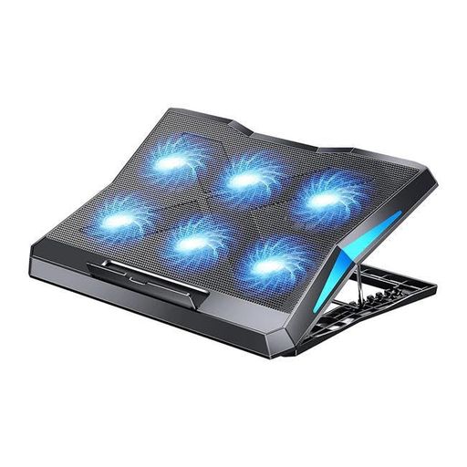 ノートPC用冷却パッドは、70mm冷却ファン6機搭載し、特殊な羽根形状でスムーズな風の流れを作り出します。熱暴走を防ぎ、ノートPCの寿命を延ばします。通常製品に比べて風量が50%増加し、騒音が低減された高性能な冷却パッドです。 金属メッシュ...