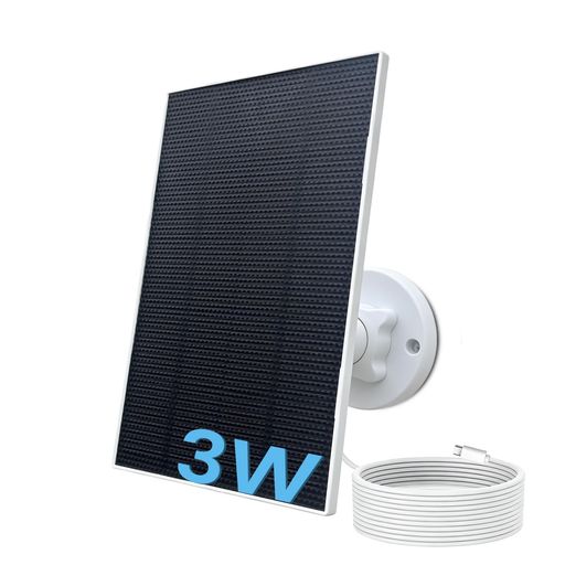 【バッテリー防犯カメラに持続給電可能】:本製品は全てのバッテリーカメラと組み合わせて使用することで継続給電が可能です。最大3Wの高効率ソーラーパネルにより、日当たりの良い場所に設置すれば、カメラの電源切れの心配はありません。当製品は、当社の...