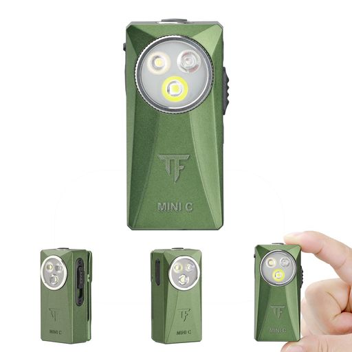 【多機能・高輝度LEDクリップライト】MINICライトは最大明るさ800ルーメンの強力なクリップ懐中電灯です、照射距離最大約80メートルに達します。合計17種類の照明モードを搭載しており、多用途にお使いいただけます。日常の携帯用途や、緊急停...
