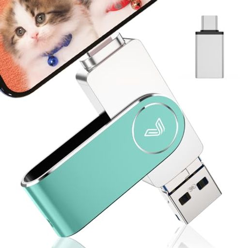 🏅【4in1多機能・セキュリティ機能付】USBメモリはライトニング、Type-C(USB-C)、USB(USB-A)、Micro USBの4つのコネクタを搭載し、iOS機種、パソコン、Type-Cスマホ、Macbookなどに...